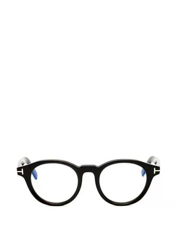 TOM FORD Round Frame Eyeglasses - Black