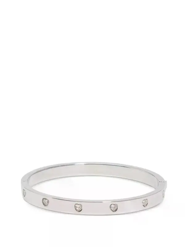 Bimba Y Lola Heart-crystal Bracelet - Silver