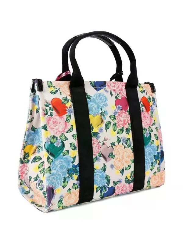 Kurt Geiger Southbank Floral-print Tote - Black