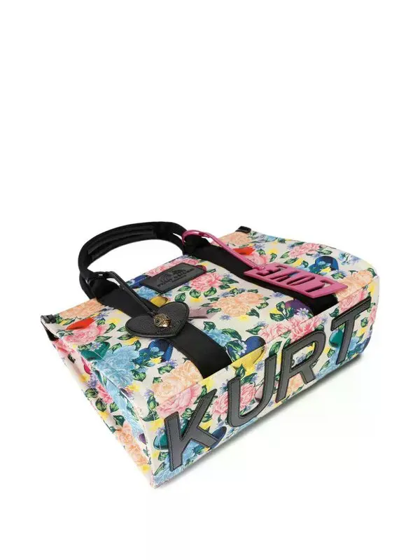 Kurt Geiger Southbank Floral-print Tote - Black