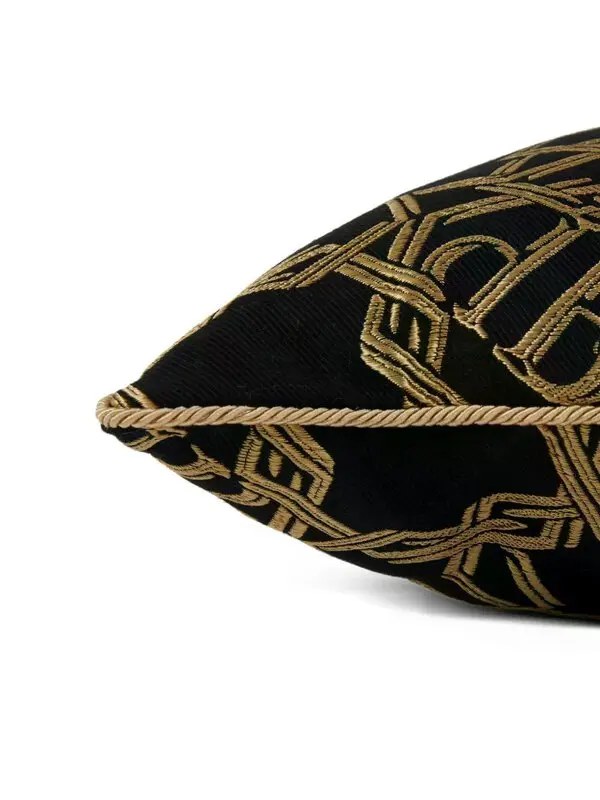 Philipp Plein Jacquard Chains Cushion