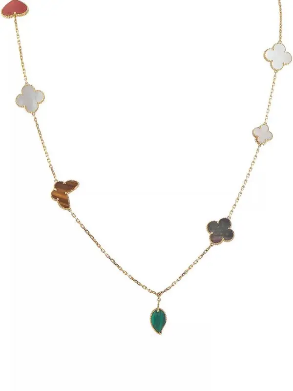 Van Cleef & Arpels Lucky Clover Leaf Necklace - Gold