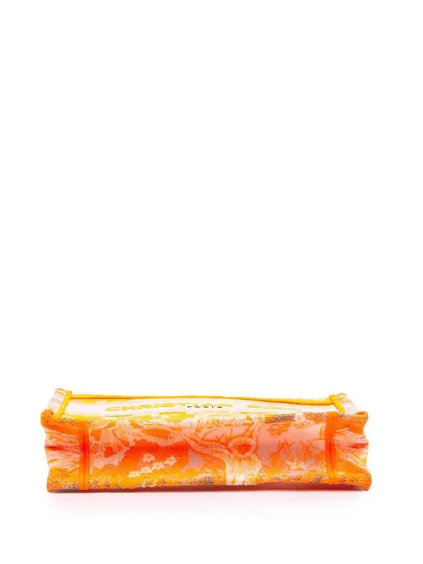 Dior 2022 Mini Dioriviera Toile De Jouy Book Tote Handbag - Orange