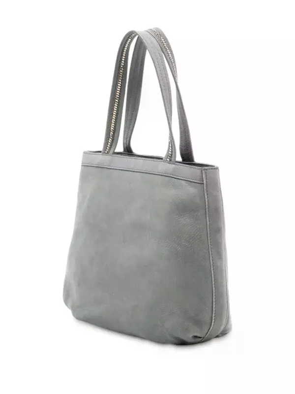 Fendi Nubuck Ff Chains Tote Bag