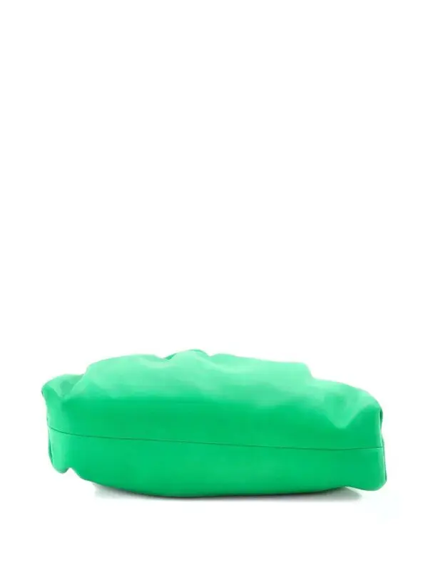 Bottega Veneta The Pouch Leather Mini Crossbody Bag - Green