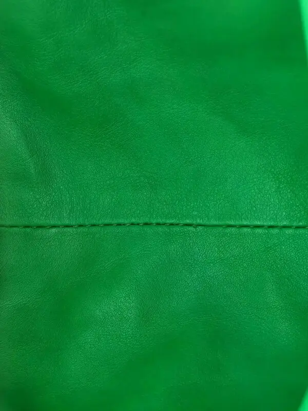 Bottega Veneta The Pouch Leather Mini Crossbody Bag - Green