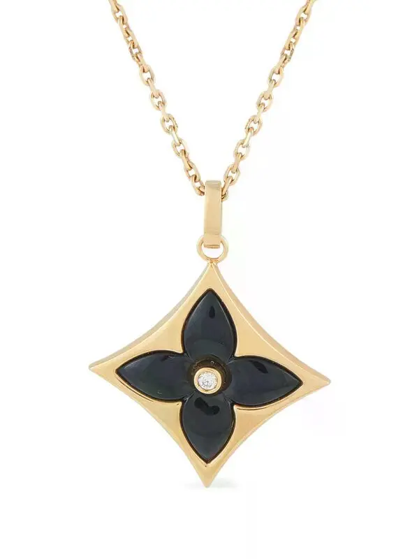 LOUIS VUITTON Blossom Star Diamond Necklace - Gold