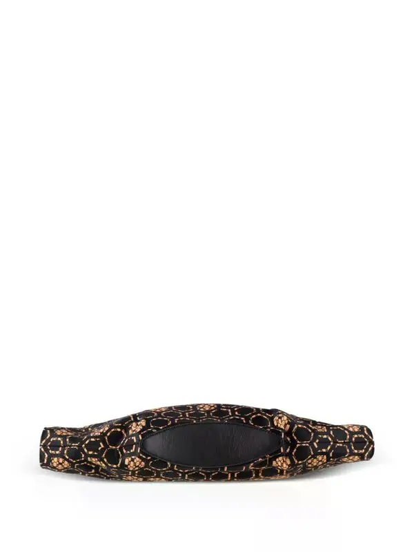 Alexander McQueen Manta Printed Leather Clutch