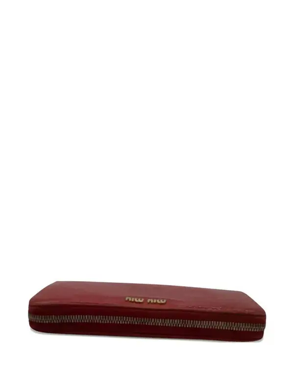 Miu Miu Zip-around Leather Wallet