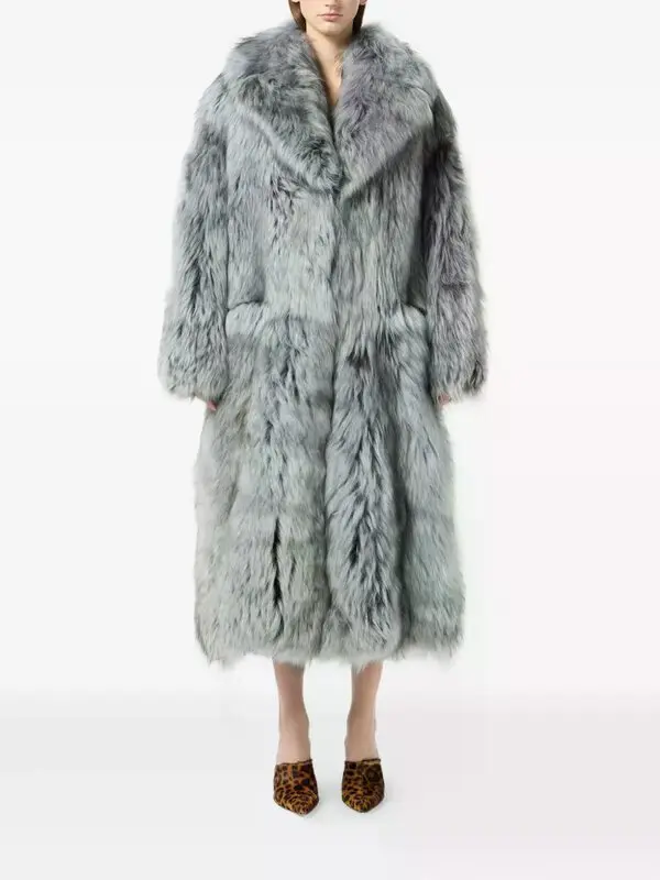 Blumarine Fur Long Coat