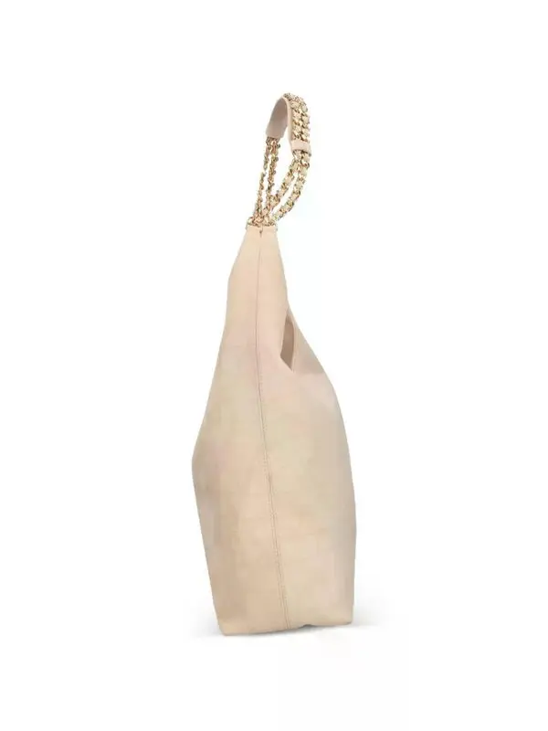 Elisabetta Franchi Crocodile-effect Tote Bag - Neutrals