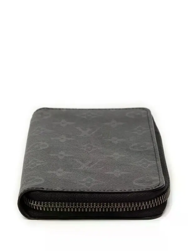 LOUIS VUITTON 2020-2025 Monogram Eclipse Vertical Zippy Wallet Long Wallets - Black