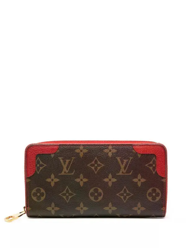 LOUIS VUITTON 2020 Monogram Retiro Zippy Wallet Long Wallets - Brown