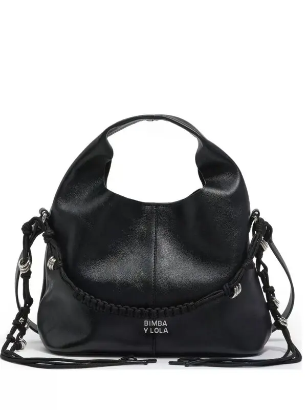 Bimba Y Lola Leather Tote Bag With Detachable Shoulder Strap