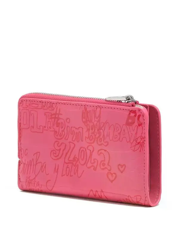 Bimba Y Lola Embossed Logo Wallet