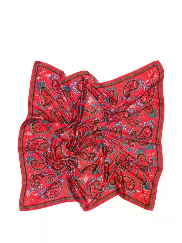 Bimba Y Lola Paisley Patterned Scarf