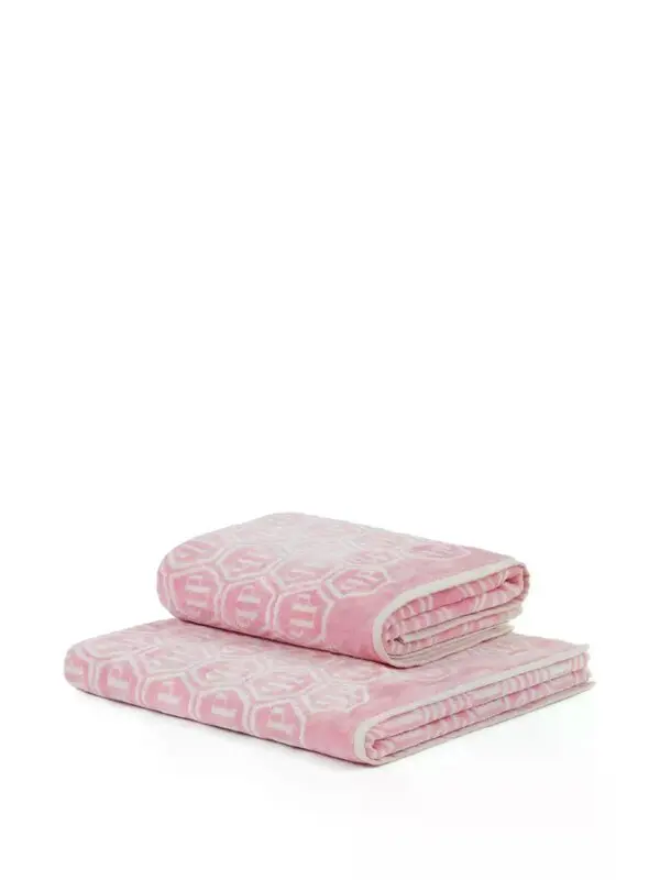 Philipp Plein Patterned Guest Towel Set - Pink