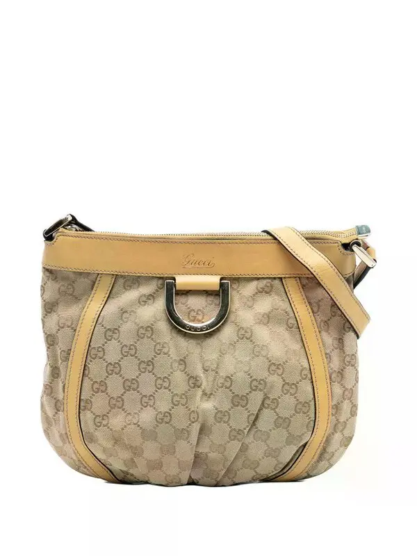 Gucci Gg Canvas Abbey D-ring Crossbody Bag - Brown