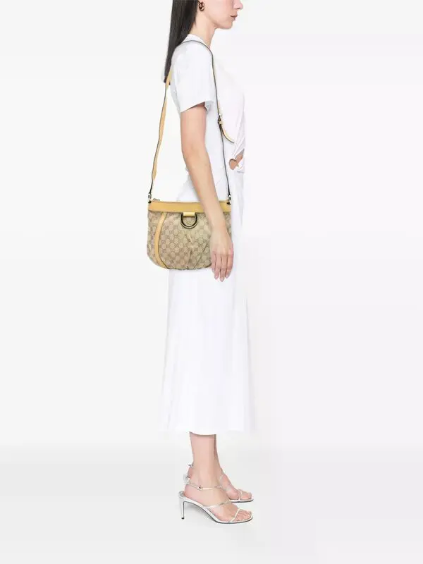 Gucci Gg Canvas Abbey D-ring Crossbody Bag - Brown