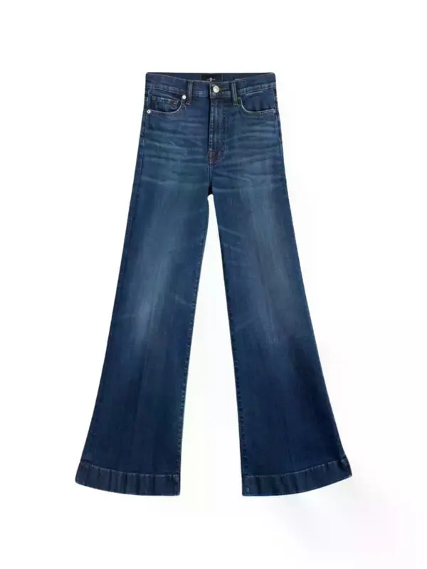 7 For All Mankind Flared Five-pocket Jeans