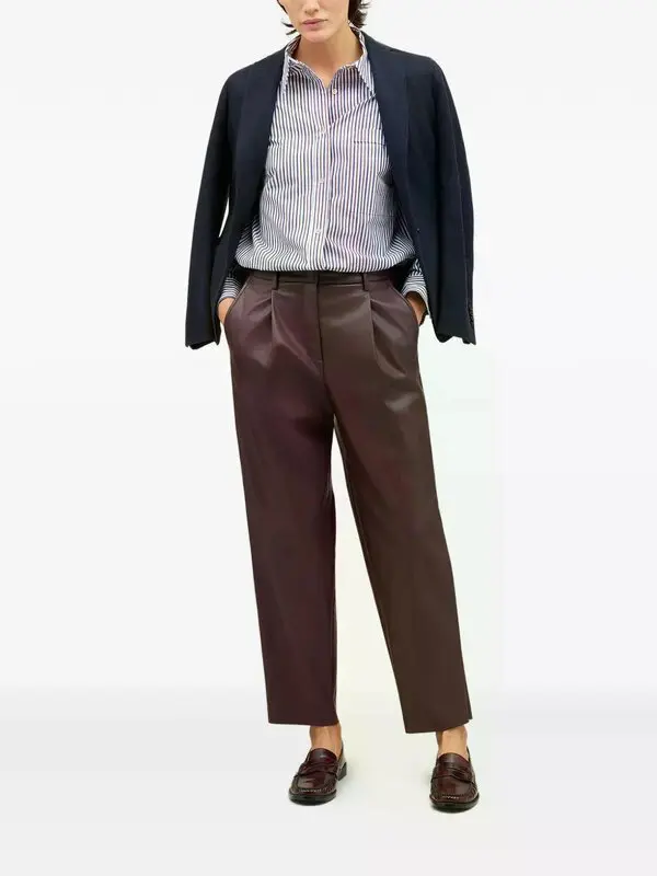 Boglioli Pleated Cropped Trousers