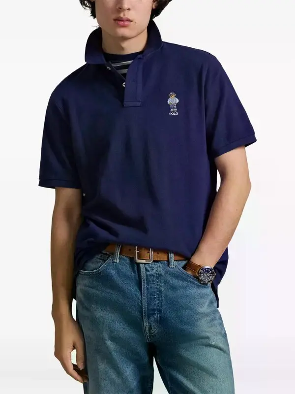 Polo Ralph Lauren Bear-embroidered Polo Shirt