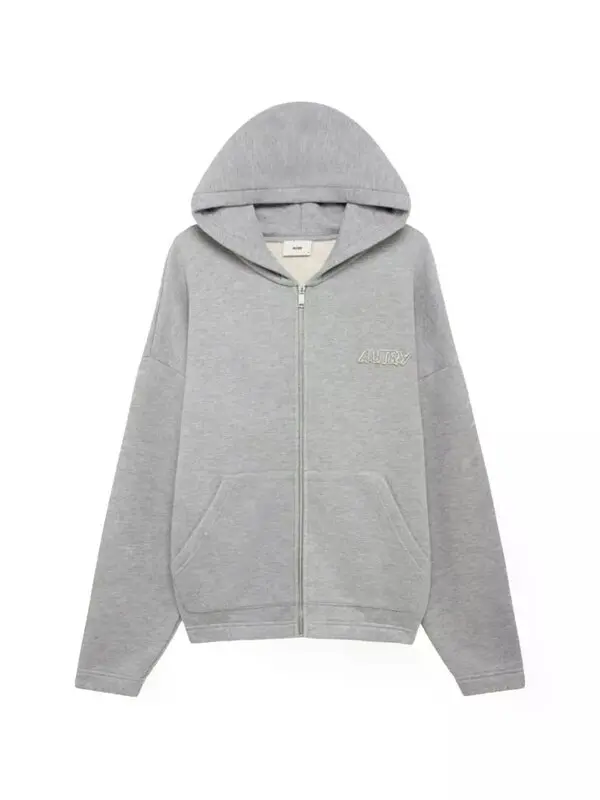 AUTRY Logo-detail Hoodie - Grey