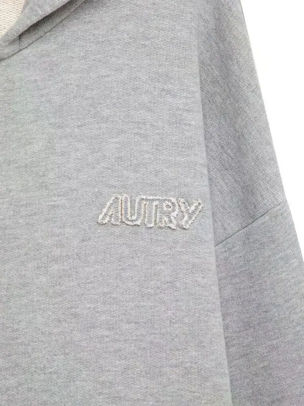 AUTRY Logo-detail Hoodie - Grey