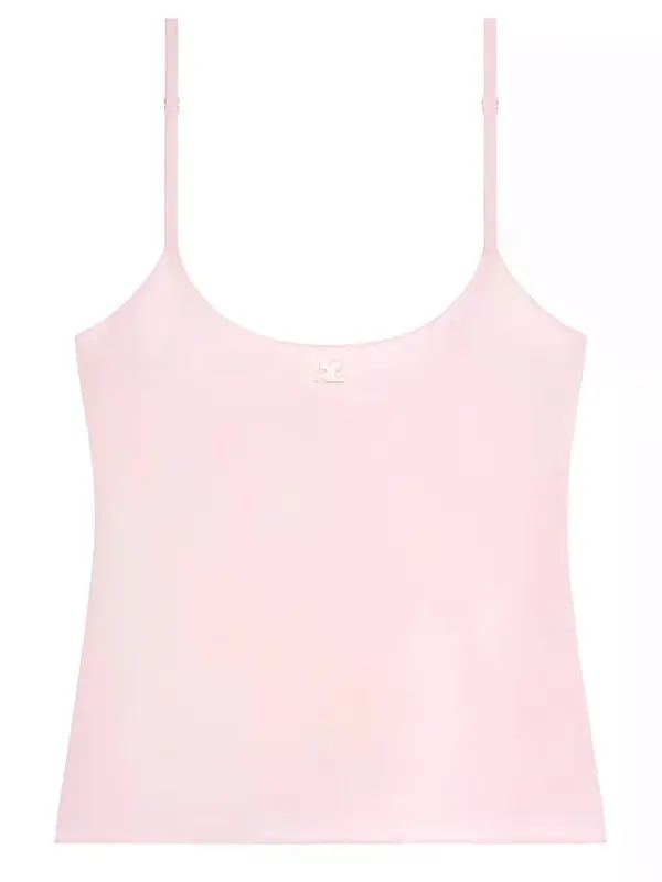 COURREGES Logo Tank Top