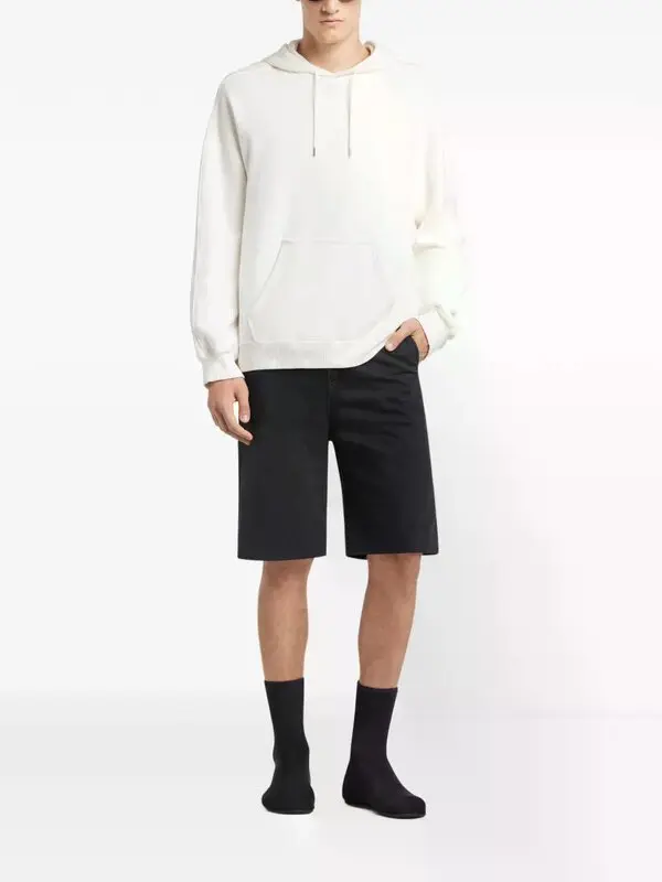 COURREGES Logo-patch Shorts - Neutrals