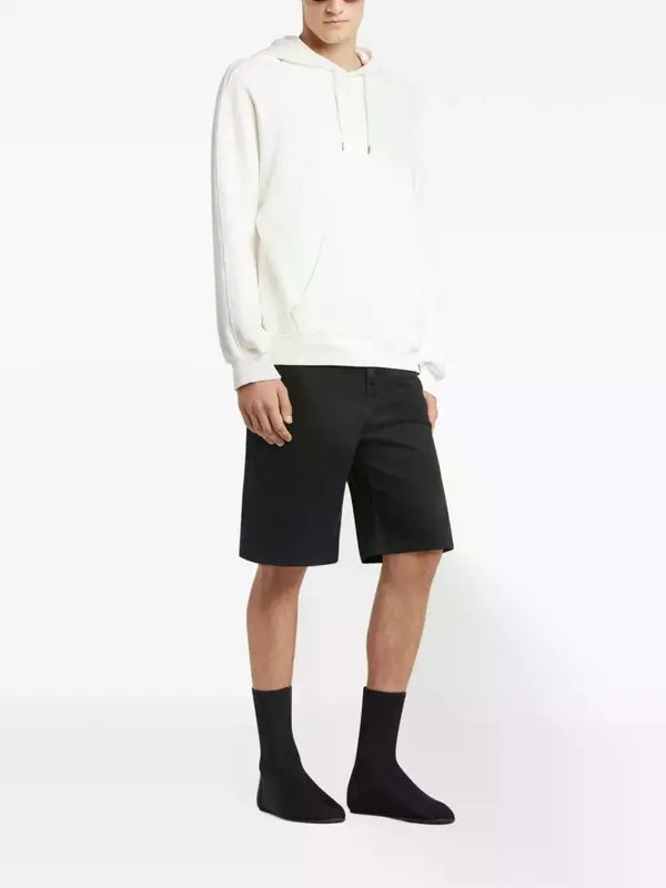 COURREGES Logo-patch Shorts - Neutrals