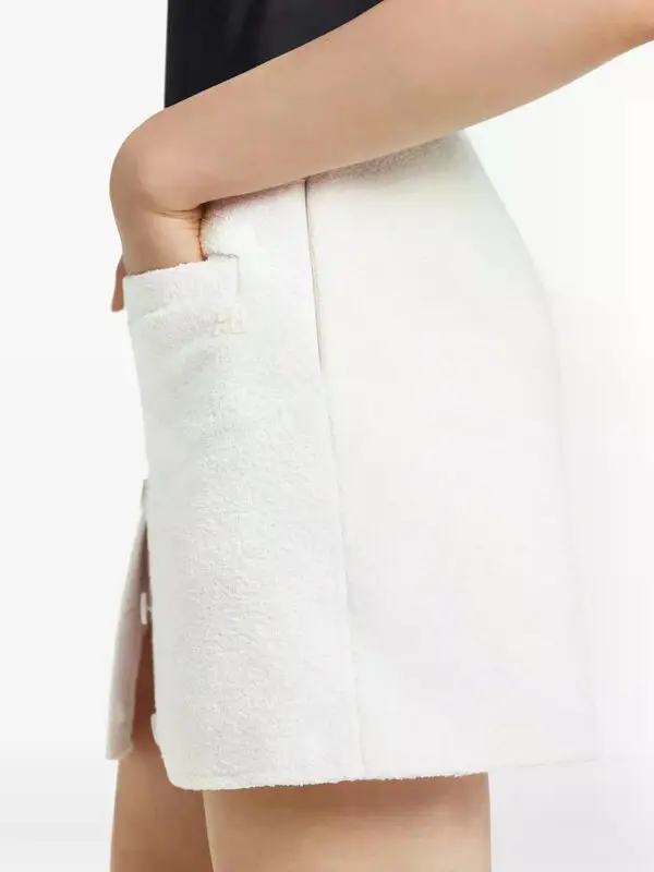 COURREGES Tweed Mini Skirt - White