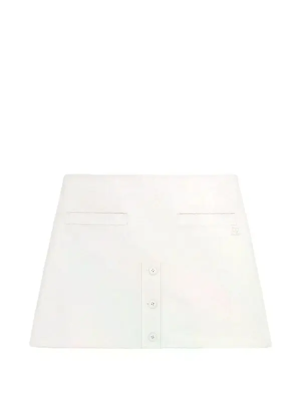 COURREGES Tweed Mini Skirt - White