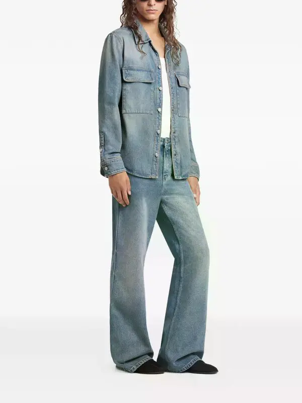 COURREGES Pocket Denim Shirt