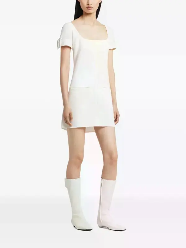 COURREGES Buckle-detail Mini Dress
