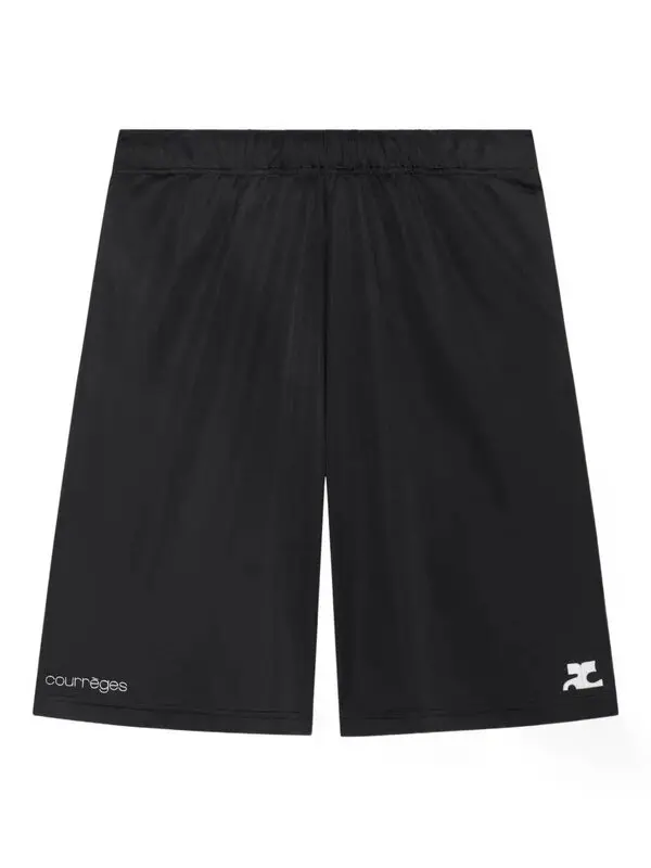 COURREGES Logo-detail Shorts