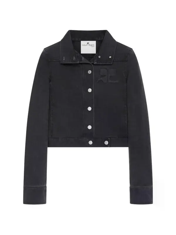 COURREGES Reedition Denim Jacket - Black