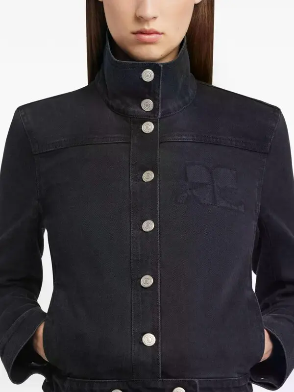 COURREGES Reedition Denim Jacket - Black