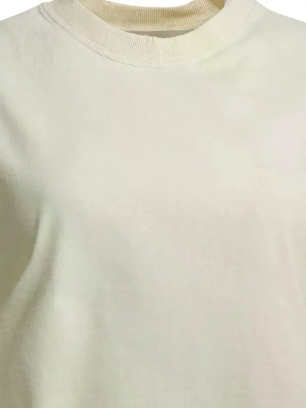 GOLDEN GOOSE Appliqué-detail T-shirt - Neutrals