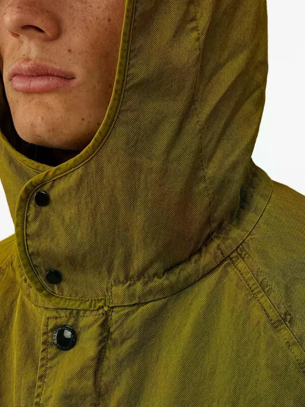 C.P. COMPANY Mixed Goggle Jacket - Green