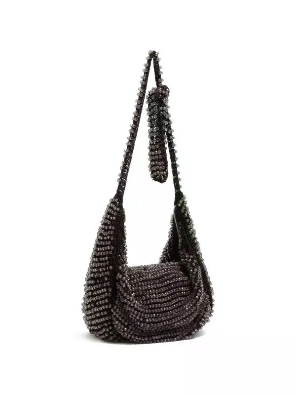 Bimba Y Lola Beaded Zip Shoulder Bag