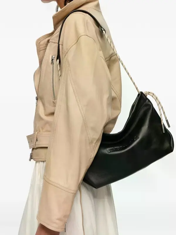 Bimba Y Lola Embossed-logo Drawstring Shoulder Bag