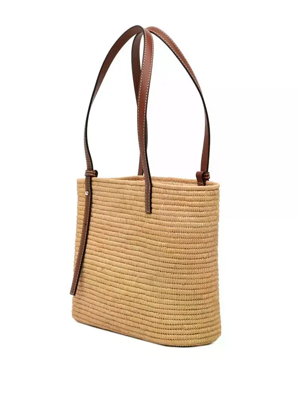 Loewe Small Raffia Basket Bag