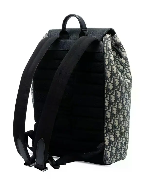 Dior 2023 Oblique Canvas Saddle Backpack
