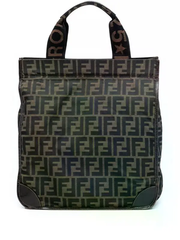 Fendi 20th Century Zucca Canvas Tote Bag - Brown