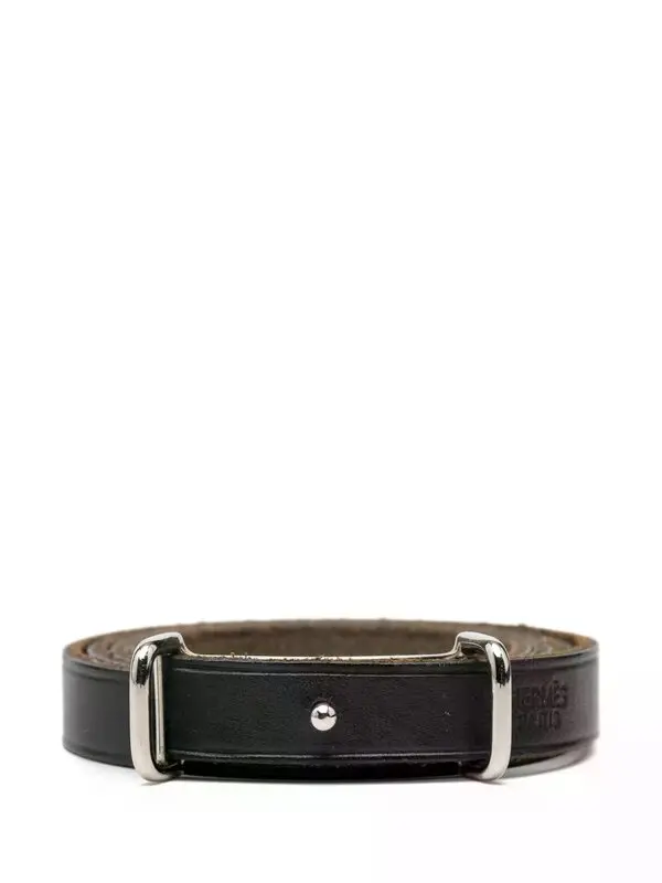 Hermès Swift Api Ii Double Tour Bracelet - Black