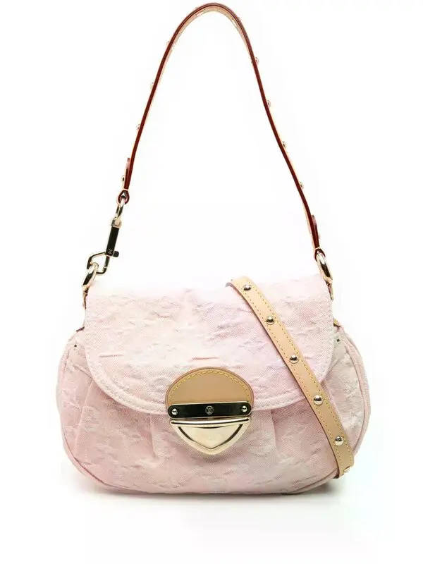 LOUIS VUITTON 2000-2025 Monogram Denim Crossbody Bag