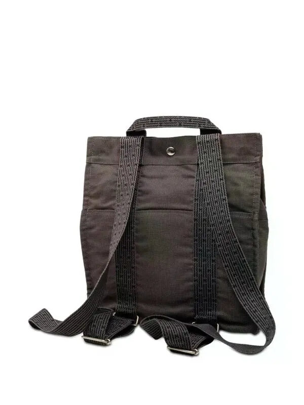 Hermès Herline Mm Canvas Backpack 1990-2010