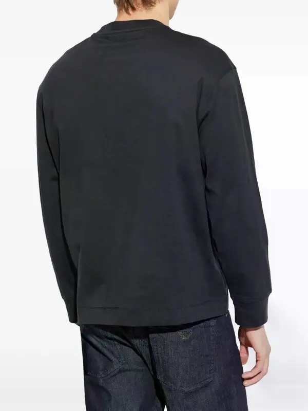 Emporio Armani Long-sleeves T-shirt - Black