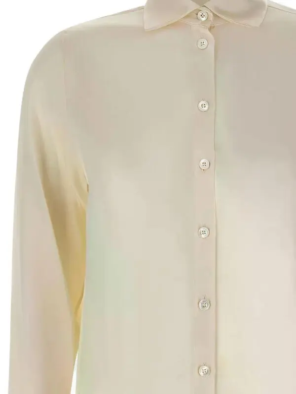 Eleventy Buttoned Silk Shirt